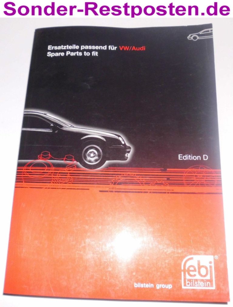 Febi Ersatzteilkatalog VW Audi Ed. D FEBI Bilstein GS1407 - Sonder ...