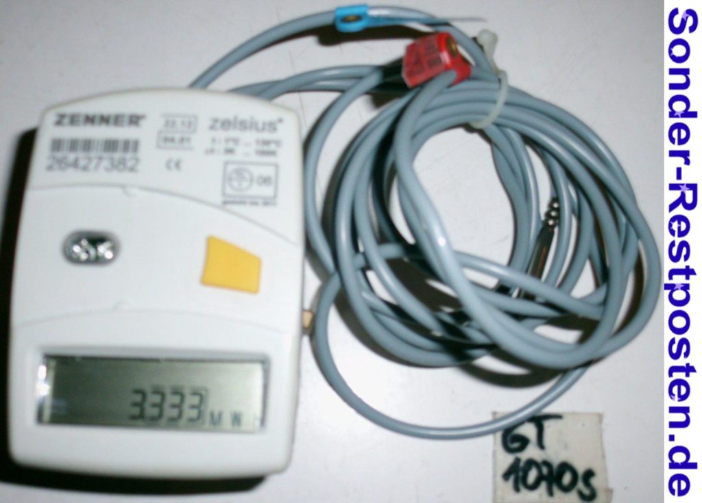 Zenner Zelsius Wärmezähler Heizung Solar Kompaktwärmemengenzähler ...